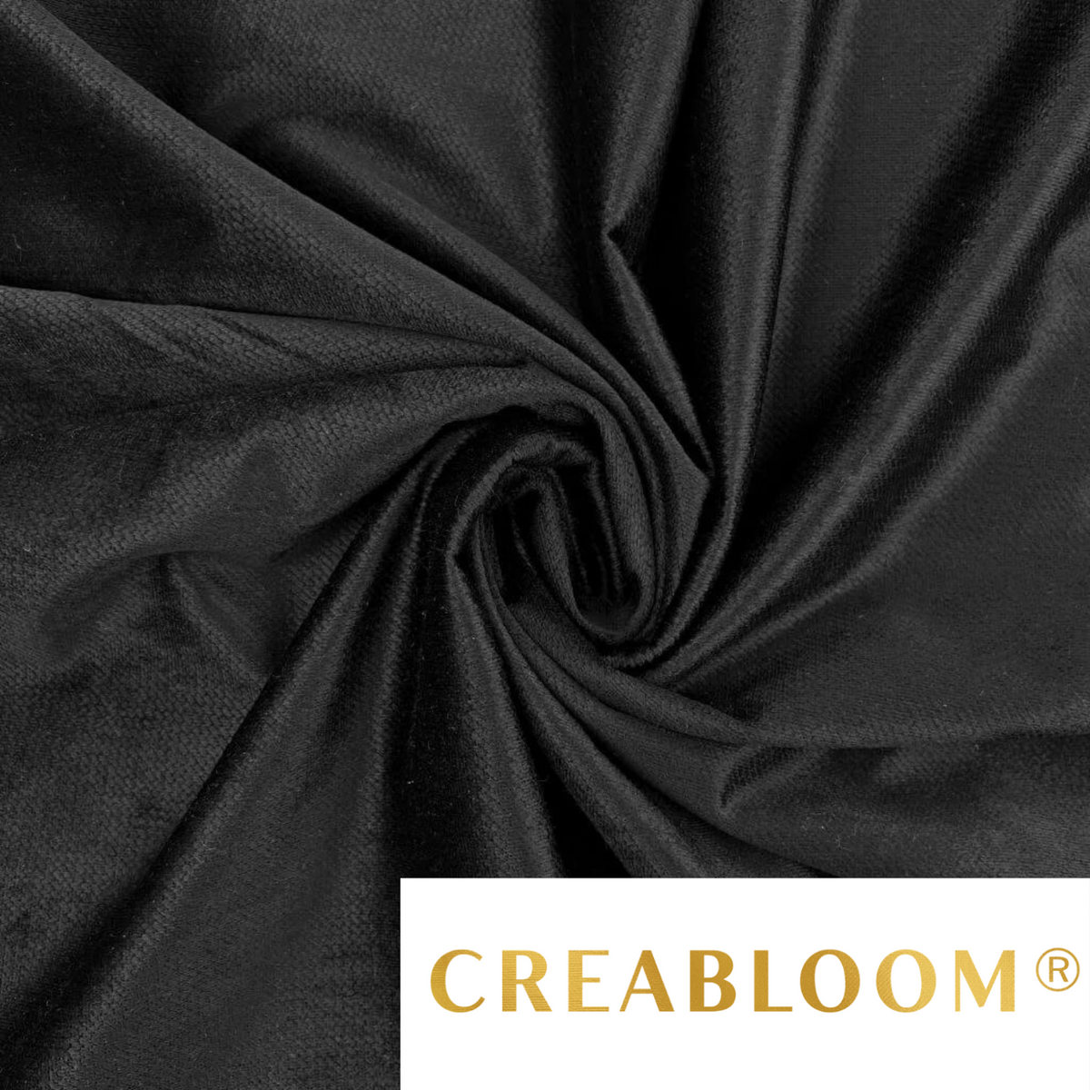 Tissu Velours Velvet noir – Tissus Creabloom