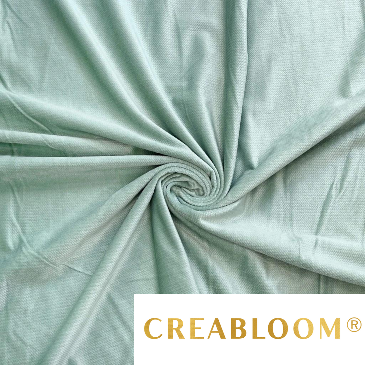Tissu Velours Velvet vert sauge – Tissus Creabloom